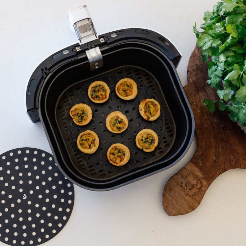 Reusable Round Air Fryer Mat | Premium Grade Silicone | Seed & Sprout