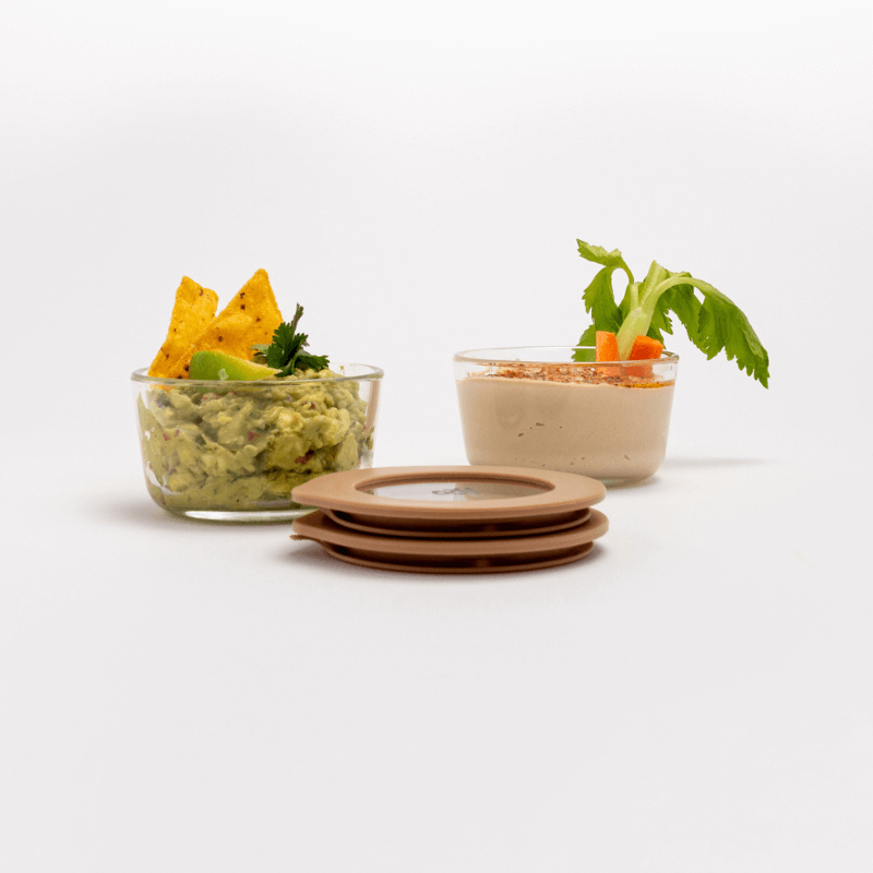 Glass Dip Bowls 2pk | Sauce Container | Small Glass Containers