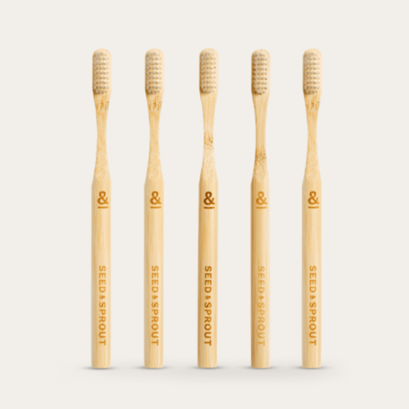 Bamboo Toothbrushes | Eco Toothbrush Pack of 5