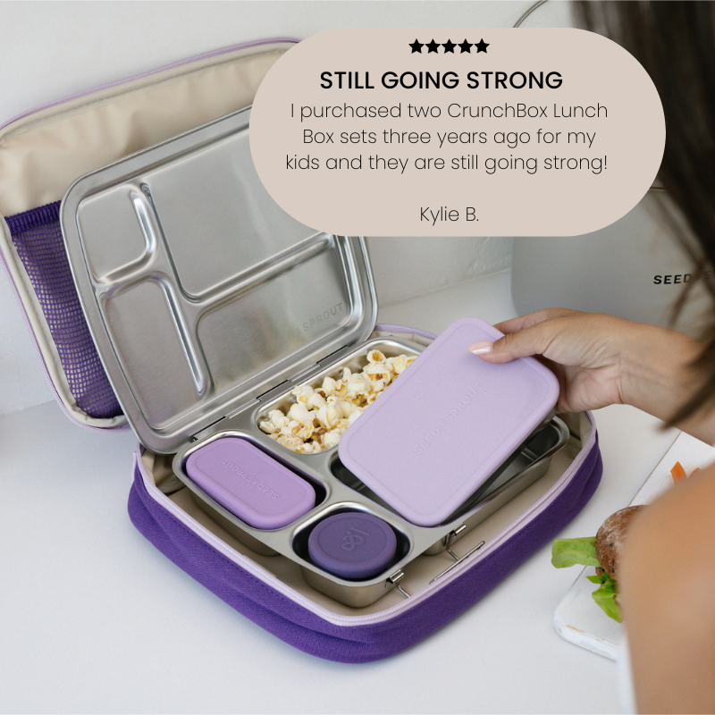 CrunchBox™ Stainless Steel Lunch Box | The Last Bento Box You'll Buy