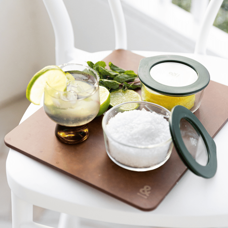 Glass Dip Bowls 2pk | Sauce Container | Small Glass Containers