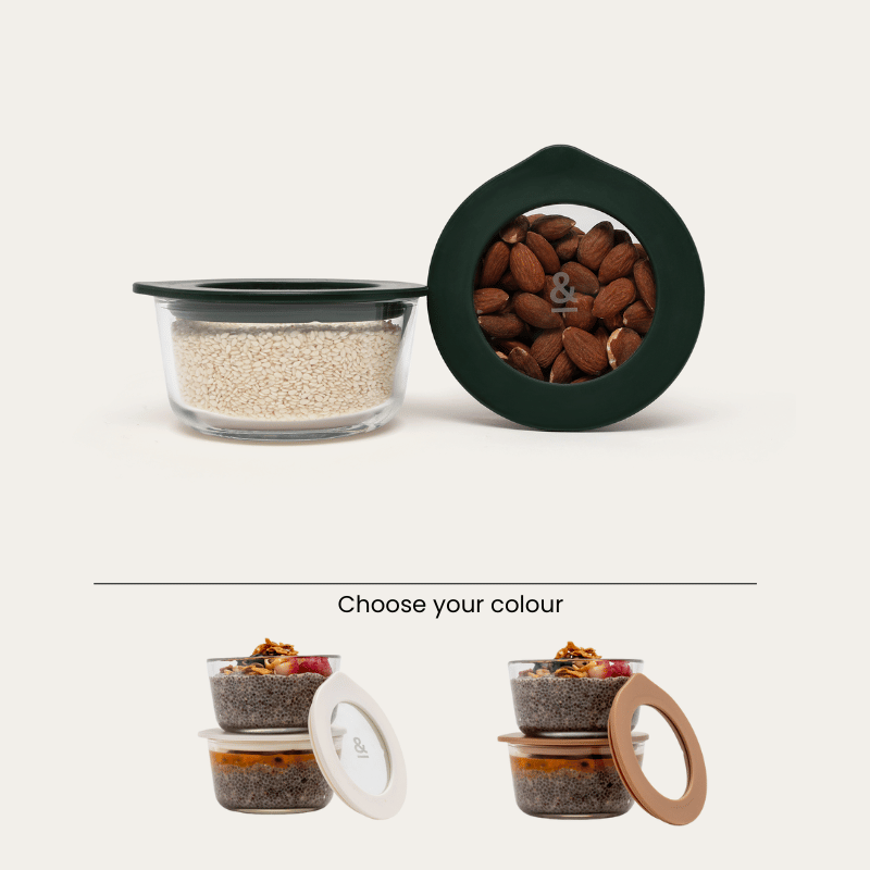 Glass Dip Bowls 2pk | Sauce Container | Small Glass Containers