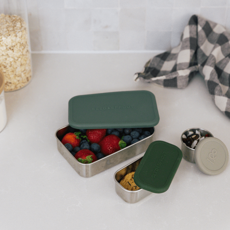 Crunchbox Lunchbox & Snack Bundle | Seed and Sprout Lunch Box