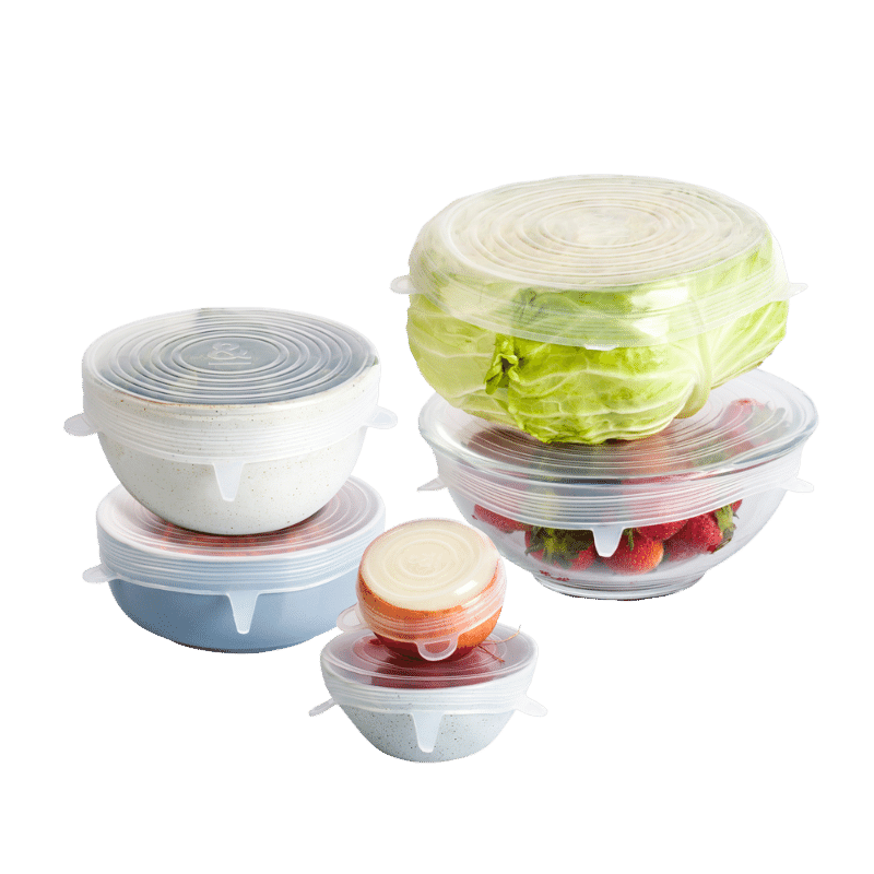 Reusable Stretch Lids - Set of 6